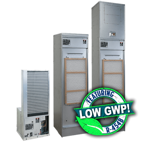 Low GWP Vertical Stack Units